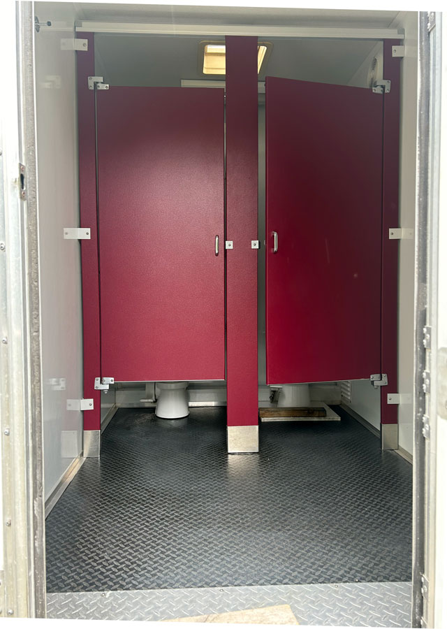 Executive Construction Restroom Trailer - Jeff's Restroom Trailer ...